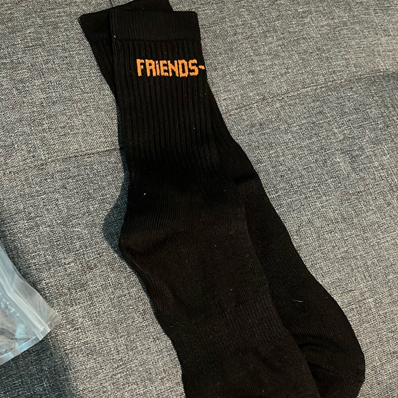 VLONE | Other | Brand New Vlone Friends Black Socks | Poshmark